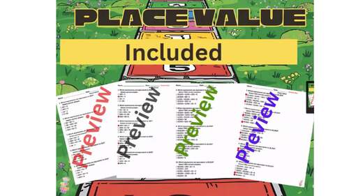 Place Value Equivalent Expressions Worksheets, Cut and Paste, Math ...