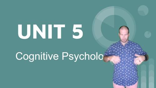 AP Psychology - Unit 5 - Cognitive Psychology - PowerPoint by Just Add ...