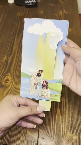 Jesus Baptism Printable for Kids | Bible Story Activity | Sunday School ...