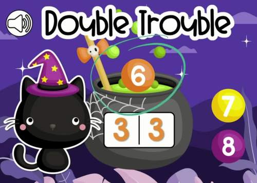 Boom Cards - Halloween Doubles and Near Doubles Addition Bundle | TpT