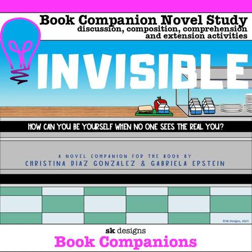 Invisible by Gonzalez Graphic Novel Study comprehension, composition ...