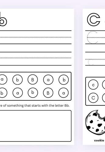 Print and Go! No Prep! My Alphabet Book: Fun & Engaging ABC Handwriting ...