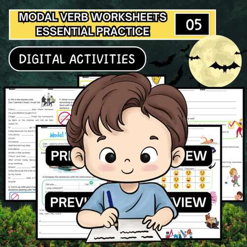 Modal Verb Worksheets – Essential Practice for Grade 3 and Beyond