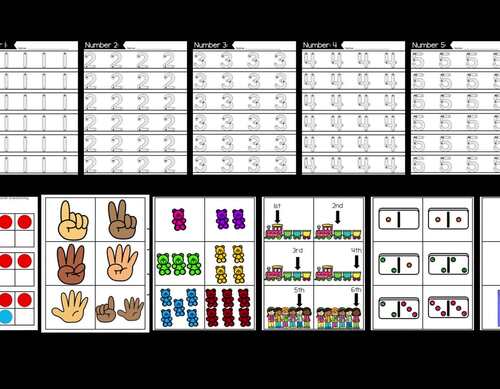 Kindergarten First Day of School Math, Number Sense Activities ...