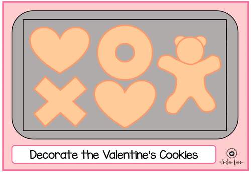 Valentine's Day Kindergarten Fine motor skills, math and literacy bundle