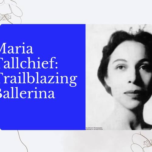 Maria Tallchief - Women Making History by ContemplateU | TPT