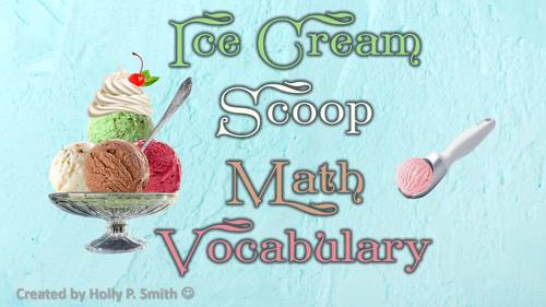 Ice Cream Math Vocabulary Game - Digital Lesson - PowerPoint 5th & 6th ...