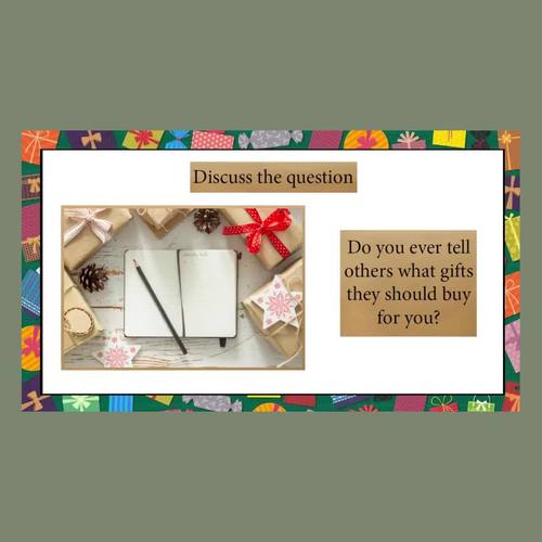 Gift Giving. ESL Speaking Cards by EslMaterialsKr | TPT