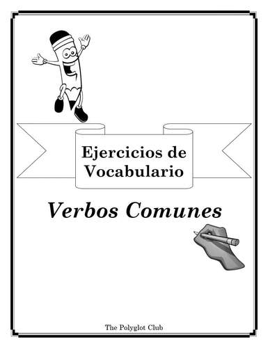 Verbos Comunes - Guía de Ejercicios (Vocabulary Worksheet) - Español ...