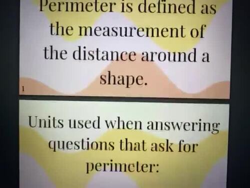 Area and Perimeter Flashcards by Miss Shn's Classroom | TPT