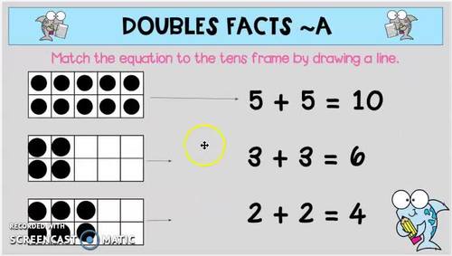 Doubles and Doubles Plus One Addition Strategies Bundle Seesaw ...