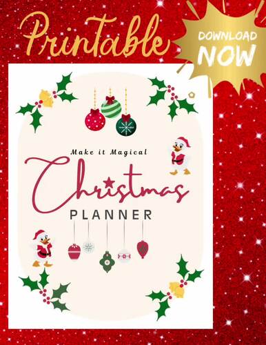 Ultimate Most Magical Christmas Planner Printable | 90+ Page Holiday ...
