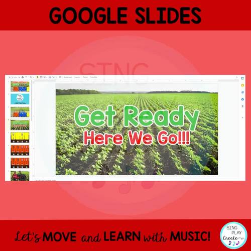 Rhythm Play Along Video and Activities: LEVEL 2 {Half Notes} Farm Animals