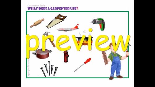 Occupation Tools– What do they use?–Activity Slides. GOOGLE SLIDES