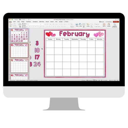 February Morning Meeting Calendar by Leanne Prince | TPT