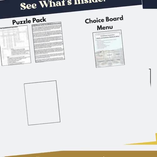 Constitutional Compromises Bundle | Debates & Resolutions HSS 8.2.3