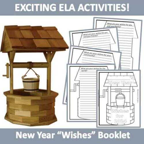 Happy New Year Activities & Crafts 2024 by Paradise Creations | TPT