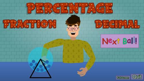 Converting Fractions, Decimals, and Percents Activity--Virtual Bingo