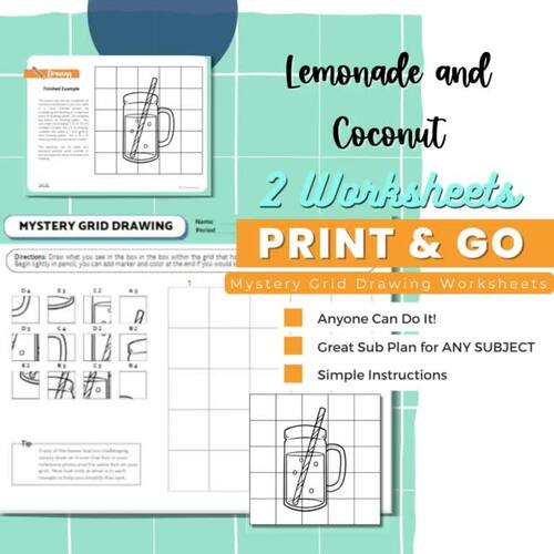 MIDDLE SCHOOL ART ONE-DAY ACTIVITY SUB PLAN End of the Year Mystery ...