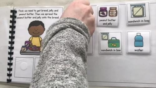 How to Pack a Lunchbox Life Skills Adapted Book Sequencing by Teaching ...
