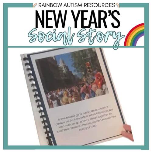 New Year’s Social Story | What Is New Year’s? Autism Coping Strategies SEL