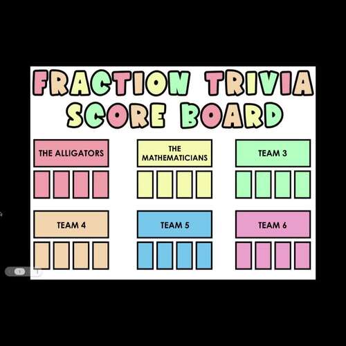 Fraction Review Assessment Bundle|Activities Trivia Games Self Checking ...