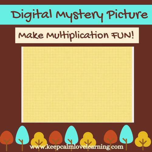Thanksgiving Math Multiplication Digital Mystery Picture: Bee Grateful ...
