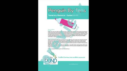 Counting By Tens Off the Decade Activity Cards Pack by From the Pond