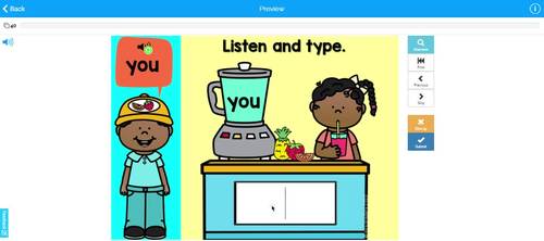 $$DOLLARDEAL$$ 40 PRE K DOLCH SIGHT WORD LISTEN and TYPE BOOM Cards™