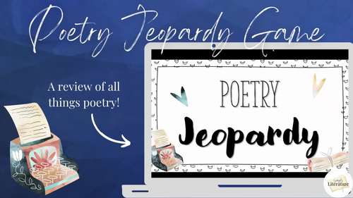 Poetry Jeopardy Review Game by Simply Literature | TPT