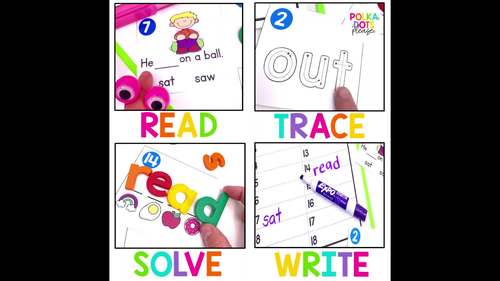 Sight Word Practice - Movement Activity or Center - Set C by Polka Dots ...