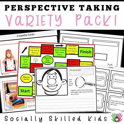 'Perspective Taking' Activity Pack by Socially Skilled Kids | TPT