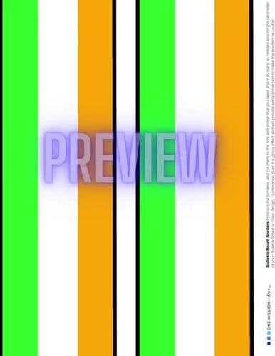 St. Patrick's Day BORDERS | Bulletin Board Borders | 40 Border Set