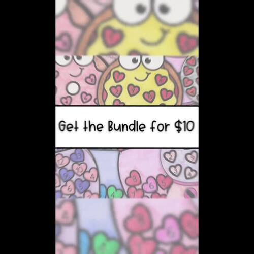 Pizza Count to Ten | Valentine's Day Counting Math Craft by Typically Techy