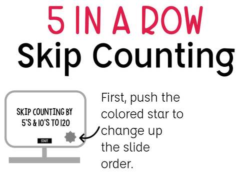 Skip Counting by 2, 5, and 10 to 100 and 120 Games | 1st Grade 5 in a ...