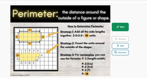 Perimeter Task Cards by Don't Worry Teach Happy | TPT