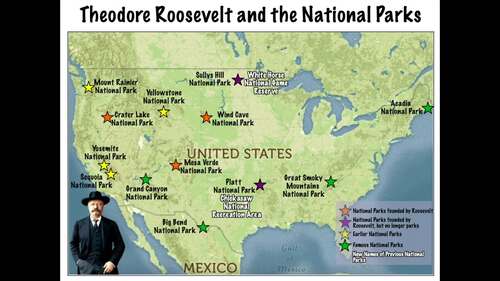1st Grade Social Studies #3 - Theodore Roosevelt (printable, history)