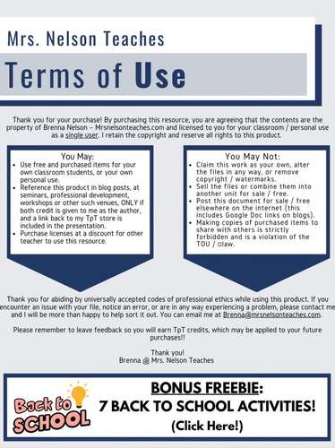 Vocabulary Activities - 6th Grade Unit 2 by Mrs Nelson Teaches | TPT