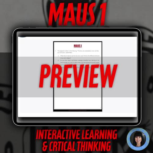 THE COMPLETE MAUS | MAUS I & II BUNDLE | INTERACTIVE LEARNING MAUS