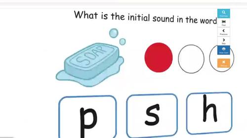 PHONOLOGICAL AWARENESS: Initial Sounds Identification - Boom Card