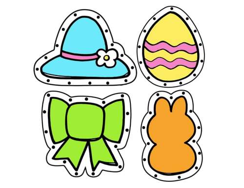 Easter Lacing Cards Fine Motor Skills Activities OT Sped Toddler Preschool