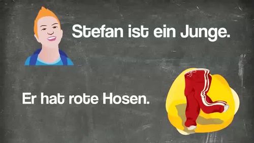 German Comprehensible Input lesson | Die hässlichen Hosen by Frenchified