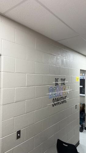 Be the Reason Someone Smiles Today - Pastel Polka Dot Bulletin Board ...