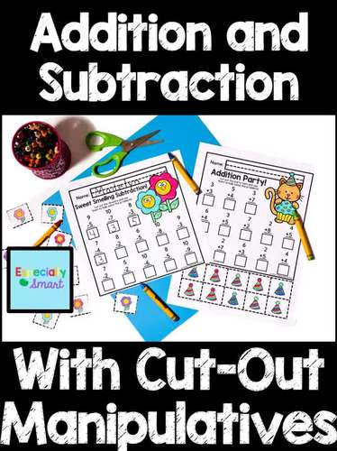 Hands On Addition & Subtraction worksheets for Special Education ...