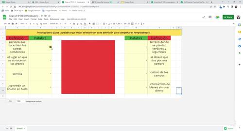 Maravillas 4° Rompecabezas de vocabulario (YEAR-LONG BUNDLE) | TpT