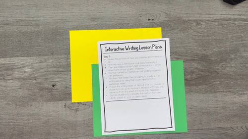 Caterpillar Craft Interactive Writing Activity Kindergarten First ...