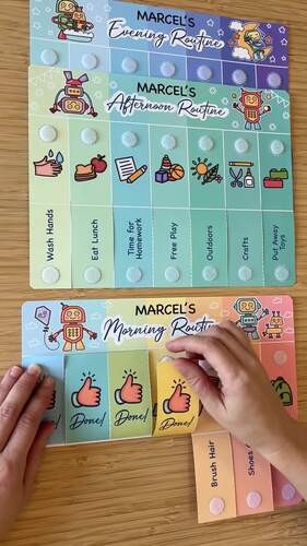 Visual Schedule Autism, Picture Daily Chore Chart, Classroom Management ...