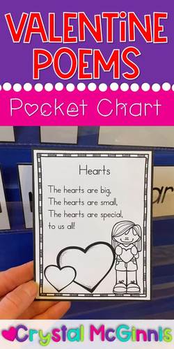 POCKET CHARTS! 13 Valentine Poems for Shared Reading (Pocket Chart Version)