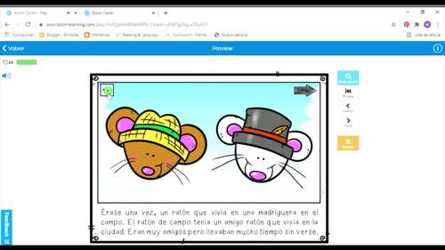 Fábulas Boom Cards | Ratón de Campo y ciudad | Fables in Spanish by Ms ...