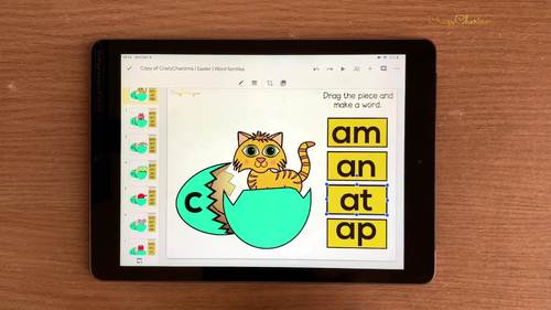 Easter Literacy Centers for Google Classroom by CrazyCharizma | TPT